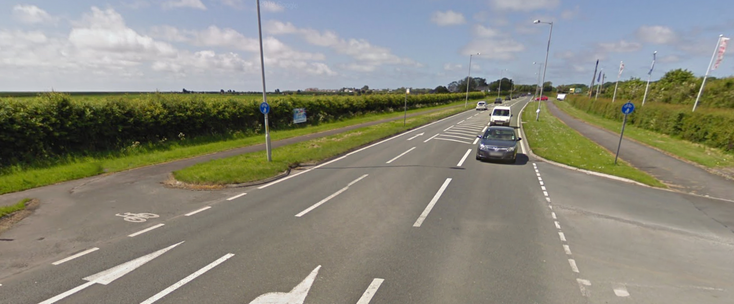 Preston New Road, A584, Lytham St Annes, Lancashire | British Cycle Tracks